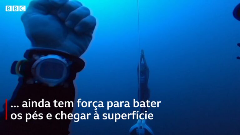 Eslovena Quebra recorde mundial de mergulho livre 114m apneia. Veja o ...